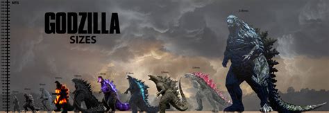 Godzilla Sizes By Galomaker On Deviantart