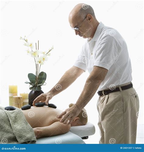 Hot Stone Massage Stock Image Image Of Color Women 2431337