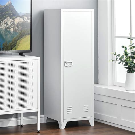 Metal Tall Narrow Storage Cabinet