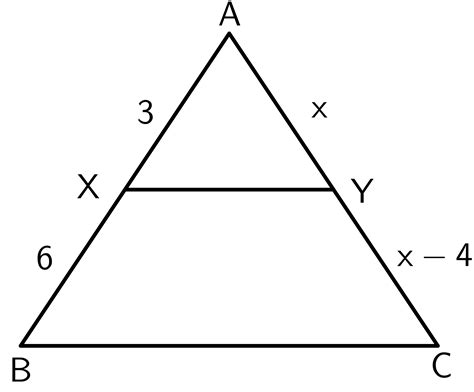 Triangle Proportionality Theorem Explanation And Examples The Story