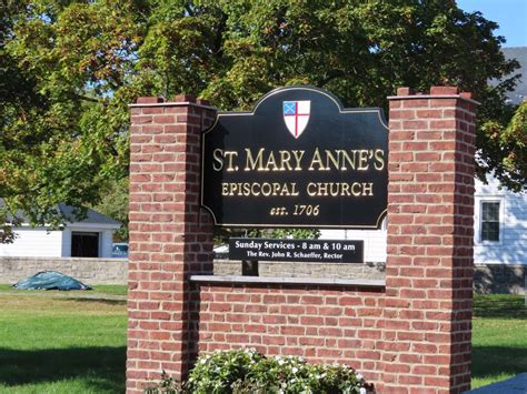 Saint Mary Annes Episcopal Church Cemetery In North East Maryland
