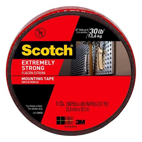 3m Scotch 1 In X 11 1 Yds Permanent Double Sided Extreme Mounting