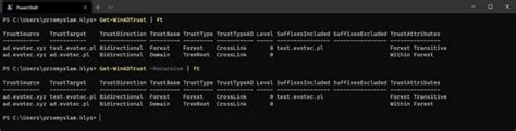 Visually Display Active Directory Trusts Using Powershell Evotec