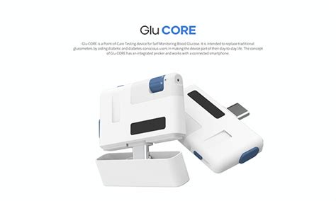 Glu Core Poct Device Glucometer Design On Behance