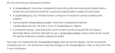 Solved For This Exercise Your Workspace Includes A Chegg
