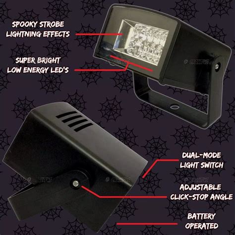 Battery Operated Strobe Light Shelly Lighting