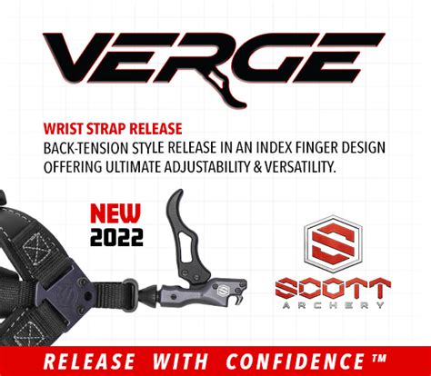 Scott Archery Introduces The New Verge A Back Tension Release In An