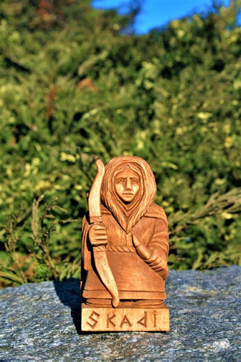 Skadi Goddess Skadi Norse Goddess Skadi Statue Norse Goddess Norse