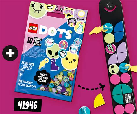 Игрален комплект конструктор ЛЕГО DOTS™ 41943 - Гривна Gamer | КОМСЕД