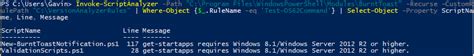 check what os powershell version your module requires with