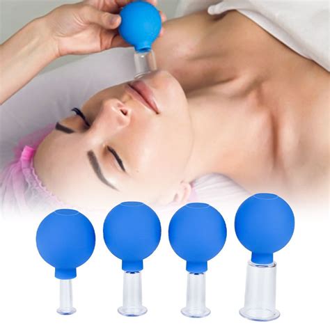 Facial Glass And Silicone Cupping Vacuum Massage Therapy Set Facial