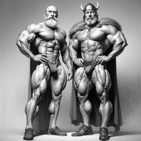 069 Old Muscular Vikings By Oldermusclemen On Deviantart
