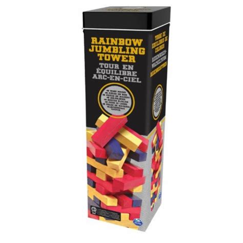 CARDINAL GAMES Rainbow Jumbling Tower 6033150 TOYBOX LT