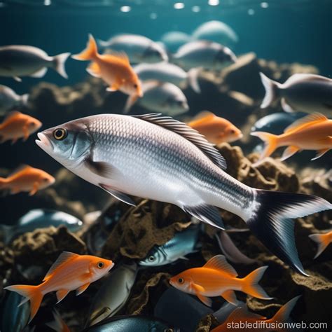 Fish Discarded On Waste Stable Diffusion Online