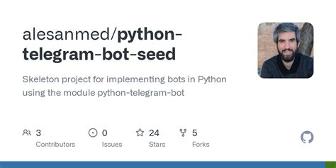 Github Alesanmed Python Telegram Seed Skeleton Project For