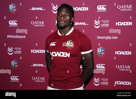 The Captain Of The British And Irish Lions Maro Itoje During The British