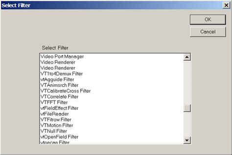 Select Filter Dialog Box Download Scientific Diagram