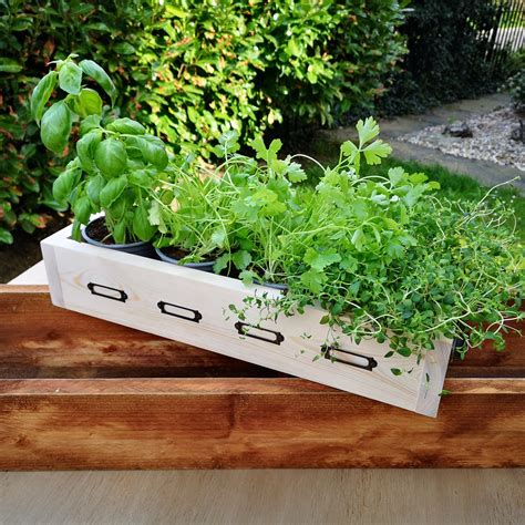 Herb Planter Box Gardening Ideas