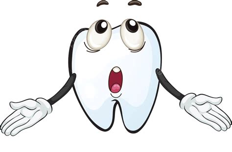 Tooth Cartoon Character Tooth Vector Cartoon Character Tooth Png And
