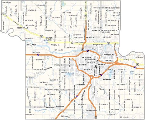 Douglas County Map Kansas Us County Maps
