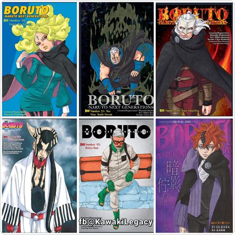 Manga Covers Showing The Kara Members Which One Looks The Best R Boruto