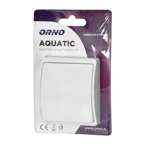 Surface Mounted Single Pole Switch Aquatic Ip44 White