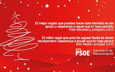 PSPV PSOE MASSAMAGRELL El PSPV PSOE De Massamagrell Os Desea Feliz