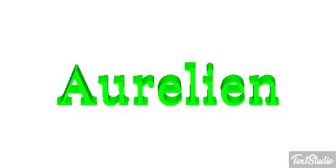 Aurélien Prénom Designs De Logo En  Animé