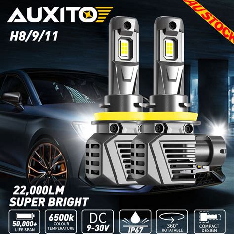 22000lm 2pcs H11 H9 H8 Led Headlight Light Kit Bulbs Lamps White High