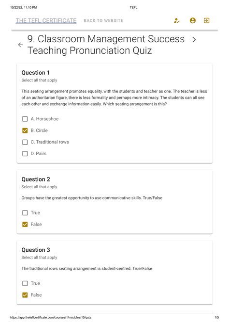 SOLUTION Tefl Pdf Quiz 9 Studypool
