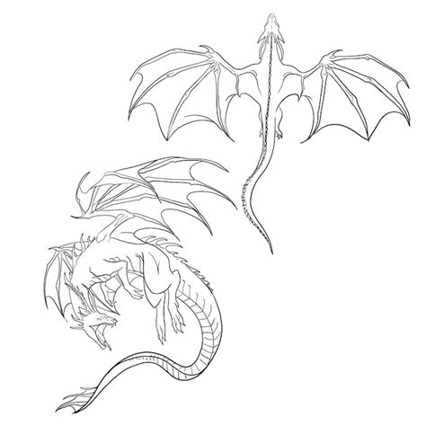 Night Fury Dragon Coloring Pages Dragon Coloring Page From How To