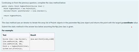 Solved In Java Thx Class Pointiterator Implements