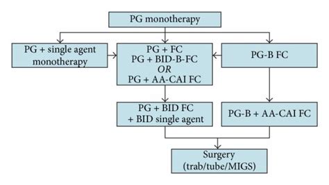 Glaucoma Pharmaceutical Management Algorithm Slt Migs Or Other