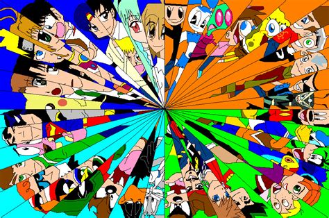 The Crossover Race Cartoon Crossovers Cartoon Network