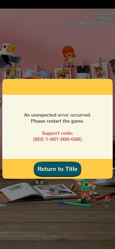 Unexpected Error Since Update Racpocketcamp
