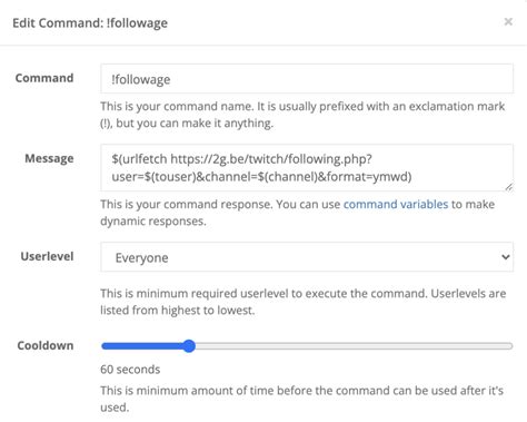 How To Set Up A Followage Command On Nightbot Easy Guide Get On How To Set Up A Followage Command On Nightbot Easy Guide Get On
