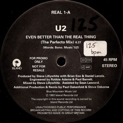 U2 Even Better Than The Real Thing 1992 Vinyl Discogs
