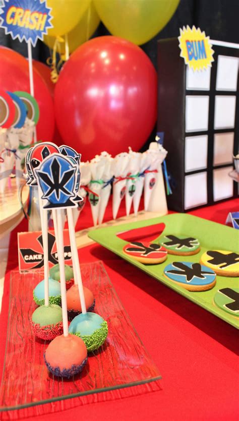 Power Rangers Birthday Party Ideas Photo 4 Of 10 Catch My Party