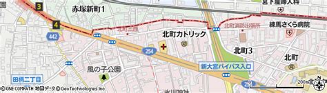 東京都練馬区北町3丁目17 5の地図 住所一覧検索｜地図マピオン