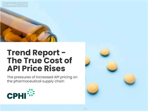 Trend Report The True Cost Of Api Price Rises Cphi Online