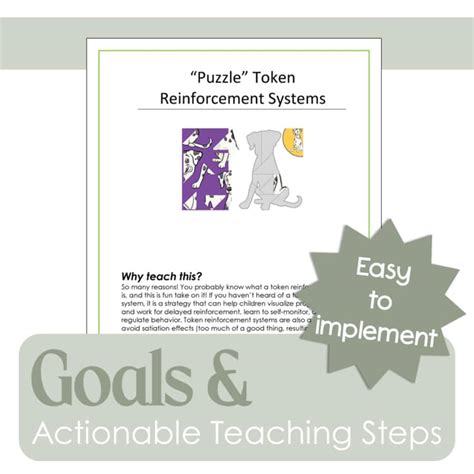 Creating Puzzle Token Positive Reinforcement Systems Tpt