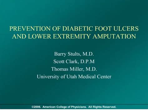 Ppt Understanding Diabetic Foot Ulcers Causes Treatment And