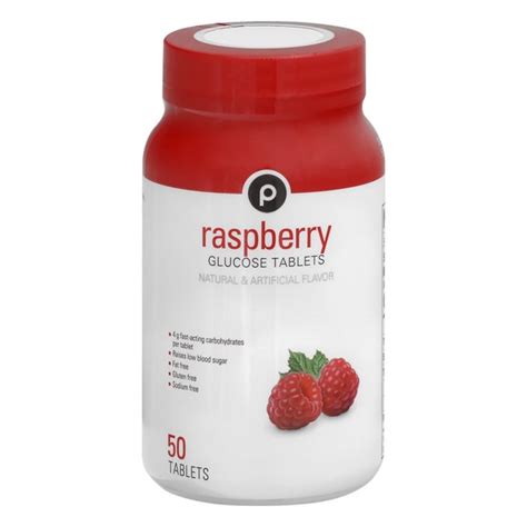Publix Glucose Tablets Raspberry 50 Each Instacart