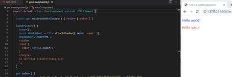 前端笔记：使用web Components进行原生组件化开发前端如何使用原生html封装组件 Csdn博客