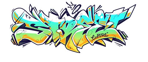 стикер стены граффити уличная жизнь стикер комплект - TenStickers