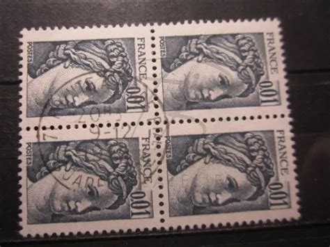 BEAUX TIMBRES DE France N 1962 En Bloc De 4 Obliteration Pointe A