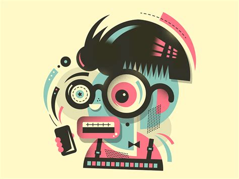 Mad Nerd By Uri Zur On Dribbble