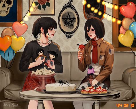 Mikasa Ackerman Shingeki No Kyojin Drawn By Sumiensp Danbooru