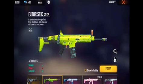 Free Fire Top 10 Best Scar Gun Skins In The Game