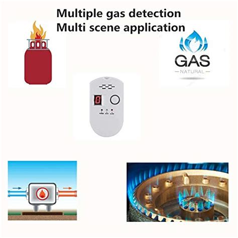 Natural Digital Gas Detector Home Gas Alarm Gas Leak Detector High